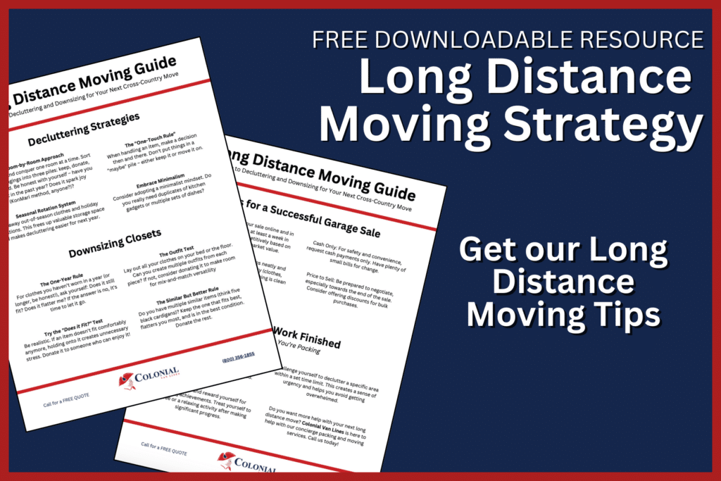 A Guide to Long Distance Relocation - Colonial Van Lines